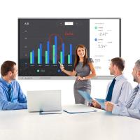 China Android Interactive Whiteboard with 4K Resolution for Conference Rooms for sale