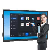 China Smart Board Customizable Multi-Touch Screen 4K UHD Digital Interactive Board for sale