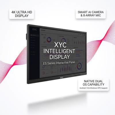 Quality 65"-110" Inch 4K Resolution Multi-touch Interactive Whiteboard Smart Board for for sale