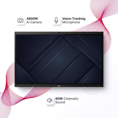 Quality 65"-110" Inch 4K Resolution Multi-touch Interactive Whiteboard Smart Board for for sale