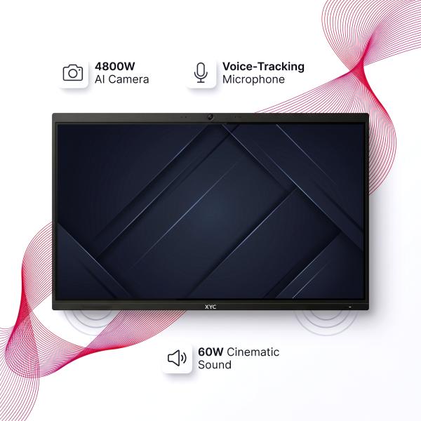 Quality 65"-110" Inch 4K Resolution Multi-touch Interactive Whiteboard Smart Board for for sale