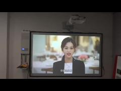 Wall-mounted smart interactive whiteboard