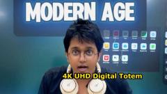 XYC BGA Digital Totem 4K UHD Display