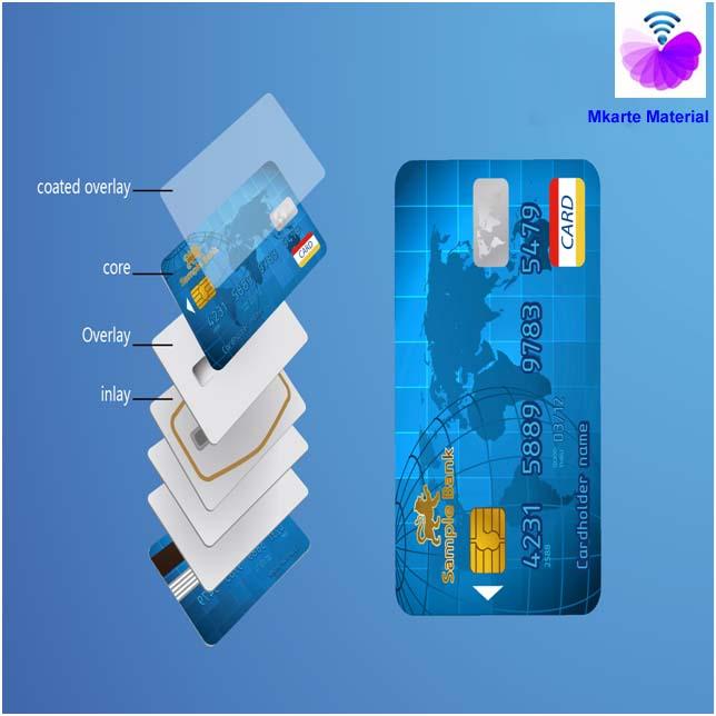 High Adhesion 40Mpa 0.04mm RF Card PVC Overlay Sheet