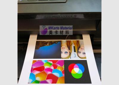 Cina 0.3mm Thickness Inkjet Printable Pvc Sheets White Bank Card Production in vendita
