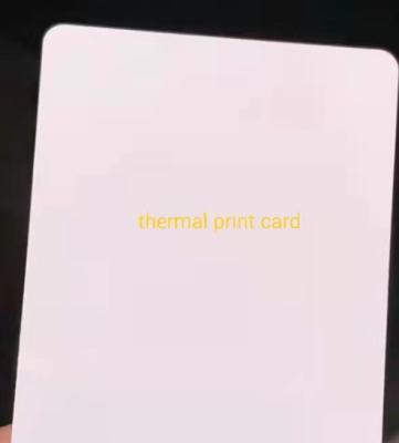 China Voor de productie van kaarten: witte blanco kaart CR80 ((54*85,6 mm) voor PVC-thermoprint Te koop