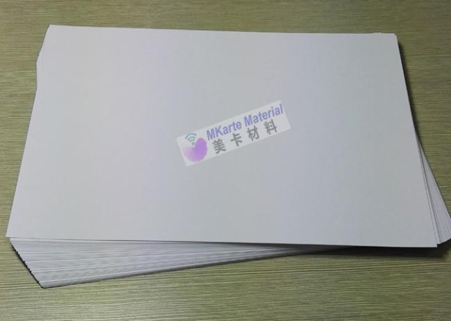 Recycled PVC Card Print Sheet 0.3mm Digital Printable Sheet PVC Card Plastic Materials