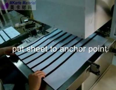 Cina 0.10mm Hico/Loco Magstrip overlay Materiale per schede in PVC per schede a strisce magnetiche riciclate in vendita