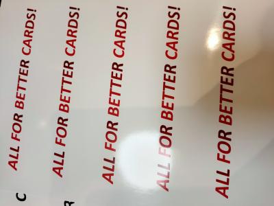 China Double-Sided Inkjet Printing PVC Card Sheet For Epson And Cannon Inkjet Printer Size Tolorance /-0.5mm MIP-DS-W for sale