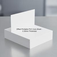 China 0.30mm Thickness Offset Printable PVC Core Sheet for Bank Card Production for sale