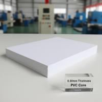 China 0.30mm Thickness Offset Printable PVC Core Sheet for Bank Card Production for sale