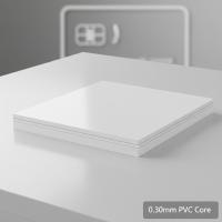 China 0.30mm Thickness Offset Printable PVC Core Sheet for Bank Card Production for sale