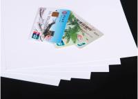 China PVC Core Sheet 0.76 mm Thickness for Lamination and Printing Custom Sizes Available for sale
