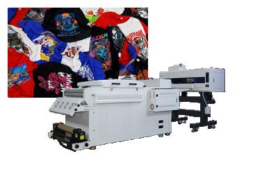 China 60cm DTF Commercial Printer CMYK+W DTF T Shirt Printing Machine for sale