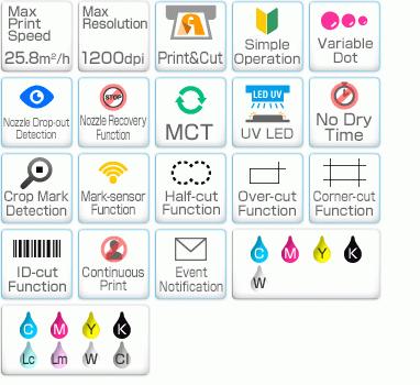 Quality Mimaki UCJV300-107 With 4 Layer / 5 Layer LED UV Inkjet Printer Cutter for sale