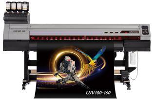 Quality UV Roll To Roll Printing Machine Mimaki UJV100-160 PLUS 3 Layer Printing for sale