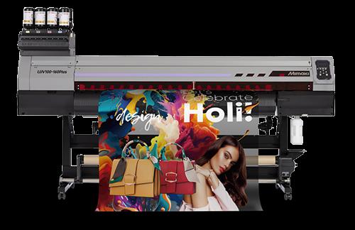 Quality UV Roll To Roll Printing Machine Mimaki UJV100-160 PLUS 3 Layer Printing for sale