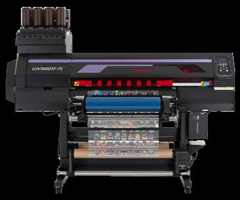 China Mimaki UJV300DTF-75 Industrial UV-DTF Printer with GREENGUARD Gold Certified Inks, 1200dpi Print Resolution, and PICT Cloud Monitoring for sale
