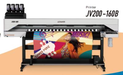 China Mimaki JV200-160B 1610mm Wide-Format Eco-Solvent Printer with 1200dpi Resolution and CS250 Ink for Vinyl Banner Printing for sale