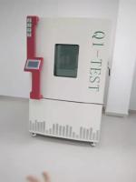 China White And Red Temperature Humidity Test Chamber With Microprocessor Controller for sale