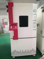China White And Red Temperature Humidity Test Chamber With Microprocessor Controller for sale