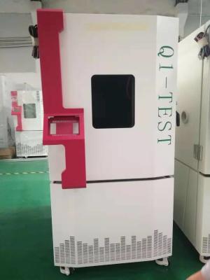 China White And Red Temperature Humidity Test Chamber With Microprocessor Controller for sale