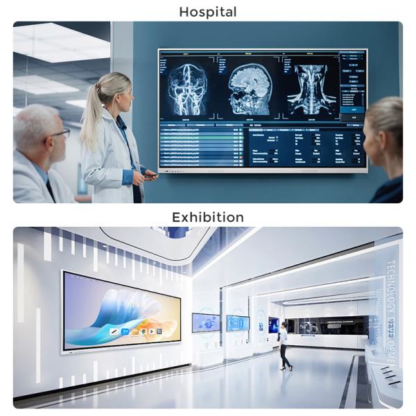 Quality 55 Inch Smart Board Interactive Smart Board 4k Interact Led Panel Electronic for sale