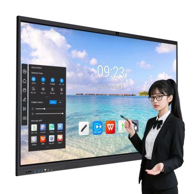 China Factory Price 4K Interactive Smart Whiteboard 65-Inch LCD Education Interactive Panel Touch Screen Display Smart Flat Panels for sale