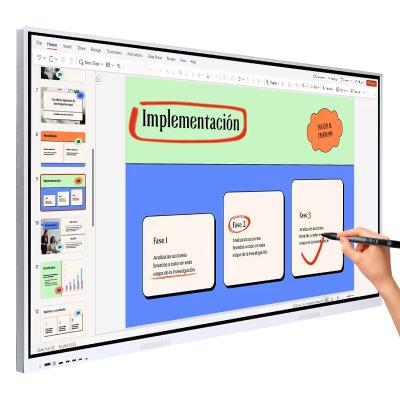 China 65 75 85 86 Inch 4K LCD Display Interactive Smart Whiteboard Interactive Mobile Smart Board Interactive Whiteboard for Classroom for sale