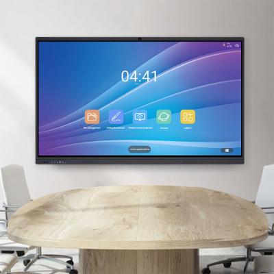China 65/75/86/98/110 Inch Pen Finger Touch Screen LCD Display Digital Whiteboard Interactive Smart White Board for Meeting Room for sale
