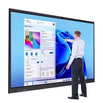 China Whale Screens 65 75 85 Inch 4K HD Monitor Interactive Whiteboard Digital Board Touch Screen Smart Board for Classroom for sale