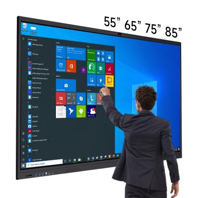 China 55/65/75/86/98/110 Inch LCD Screen Meeting Digital Interactive Whiteboard School Teaching Education Electronic 4K Smart Board for sale