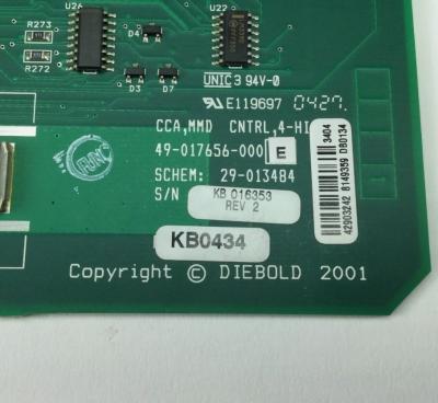 Китай Diebold 49-017656-000E CCA Контрольная панель Карта ПКБ АТМ Части продается