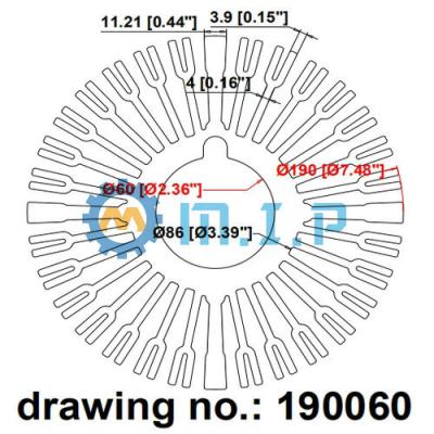 China 190mm high power aluminum extruded profiles round led heatsink for sale