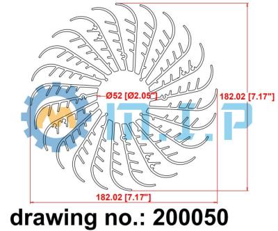 China 182mm high power aluminum extruded profiles round led heatsink for sale