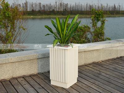 China 150004 PS wood flower pot for sale