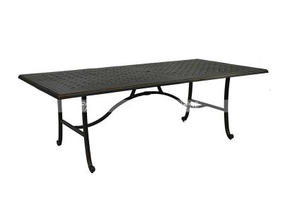 China BML16223 alumicast retangular dining table set 2200X1100 casting top for 8 chairs for sale