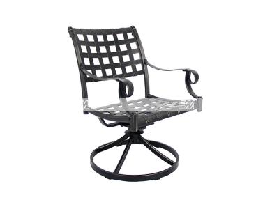 China BML11125-R wholesale garden furniture alumicast chair swivel rocker for sale