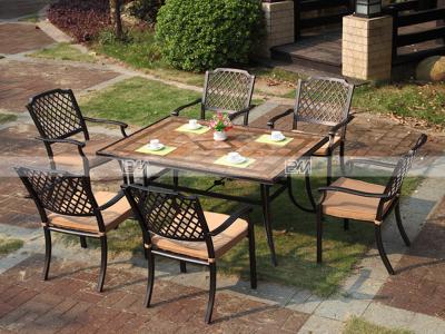 China BML15132 alumicast dining chair with adjustable feet and stackable for sale