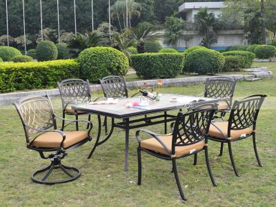 China BML15278 retangular tile top dining table 1825*1015*745 KD table base for sale