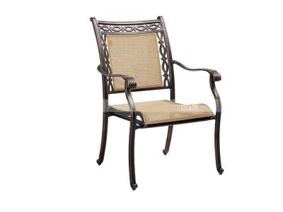 China BMLQ09110 sling alumicast dining chair modern single chair for sale
