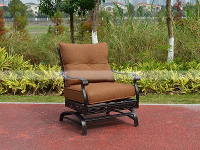 China BML13126 alumicast motion chair set with side table and ottoman best design outdoor furniture sofa for sale