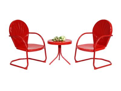 China BMF03599 steel colourful side table funky outdoor table for sale