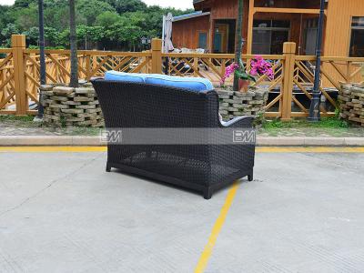 China CA1602S  rattan two seater sofa with cushion and pilow wholesale plastic chairs for sale
