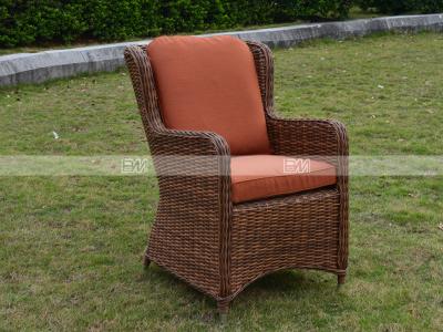 China CA1609 rattan deep seating with cushion poly rattan garden furniture for sale