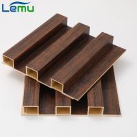 China Modern Simplicity Damask WPC Laminated Fluted Flat Wall Panel for Indoor Decoration for sale