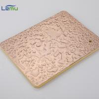 China Elegant Damask Pattern Bamboo Charcoal Board Mirror Wall Panel for Project Solution for sale