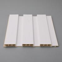 China Mordern Waterproof WPC Laminated Fluted Flat Wall Solid Panel for Indoor Decoration for sale
