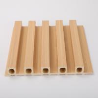 China Modern WPC Laminated Fluted Flat Wall Solid Panel for Indoor Interior Decoration Fence for sale