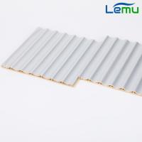 China WPC Laminated Fluted Flat Wall Solid Panel Perfect for Indoor Interior Decoration for sale